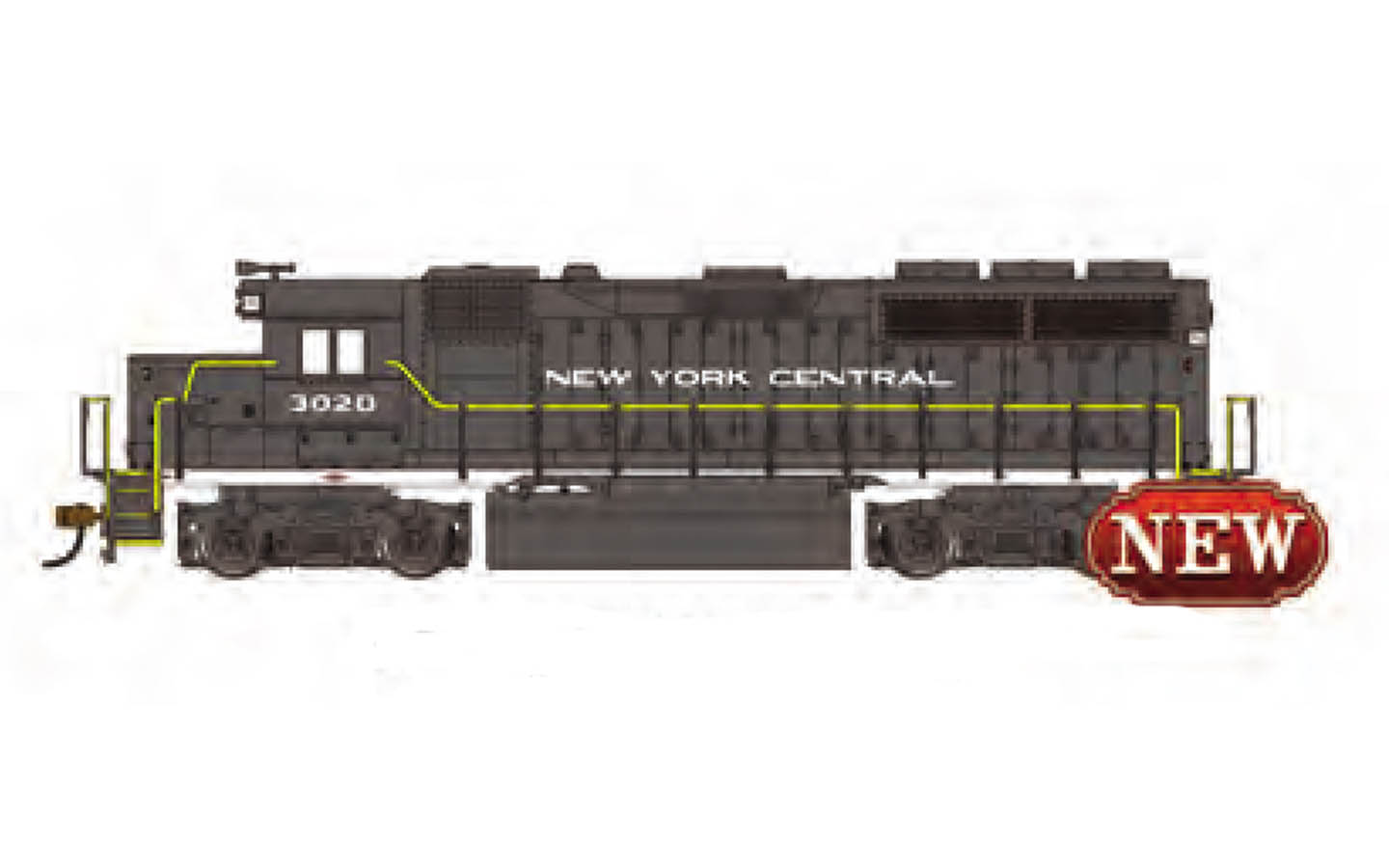 New York Central #3020 - EMD GP40 Diesel Locomotive - Bachmann Trains ...