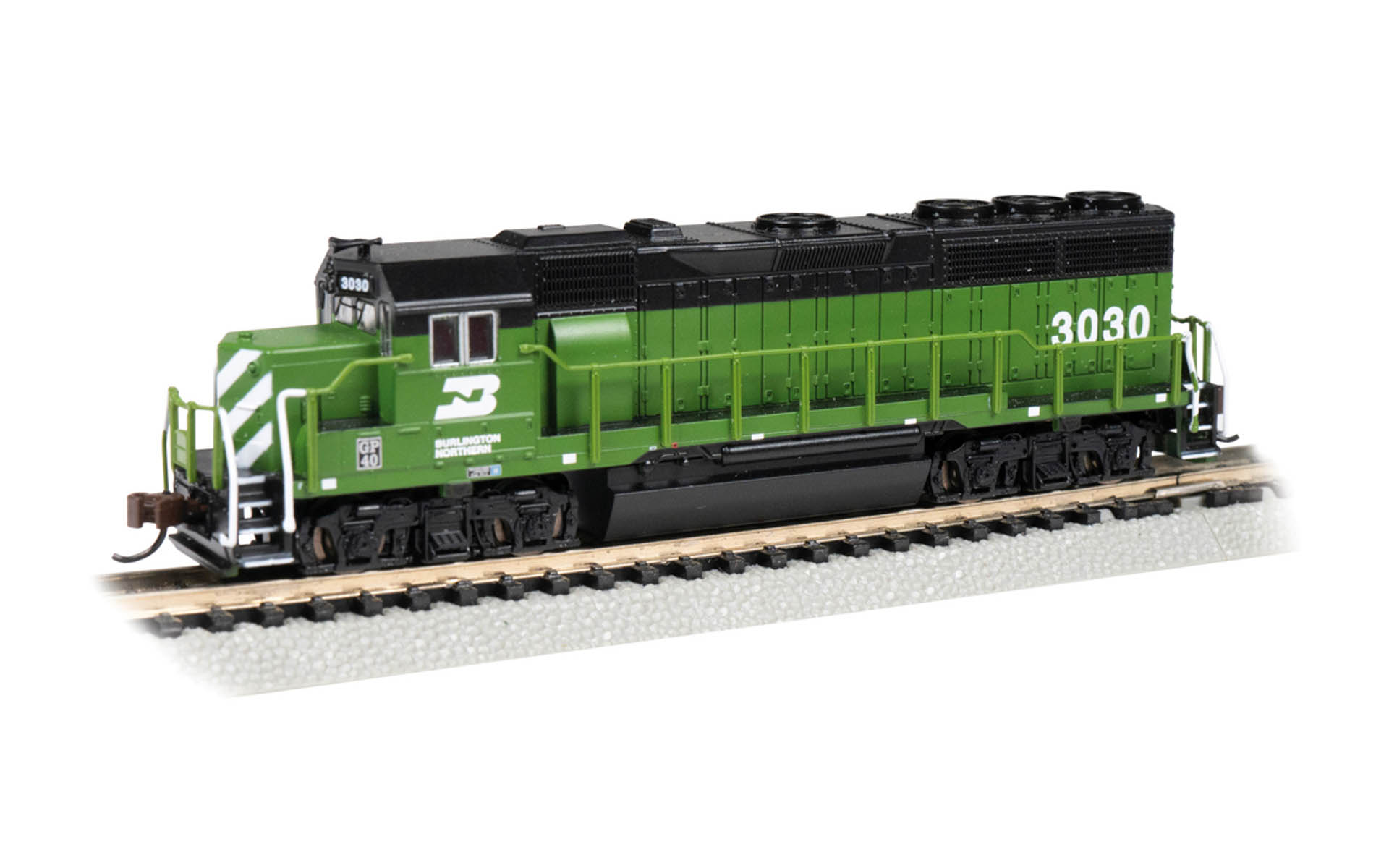 GP40 Diesel Locomotive - Burlington Northern #3030 - Bachmann Trains ...