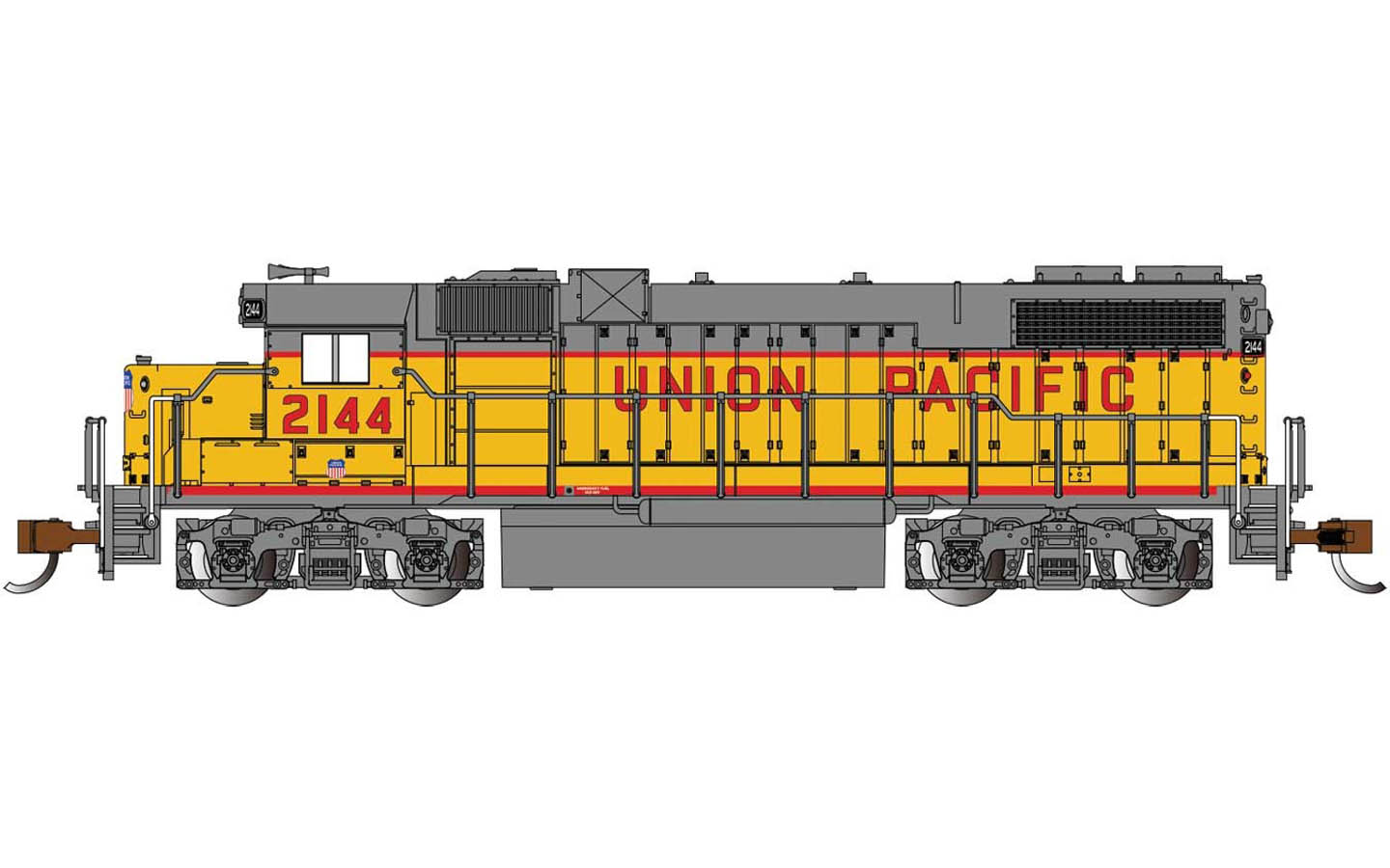 EMD GP38-2 - Union Pacific 2144 - Bachmann Trains 66854 | kingshobby.com