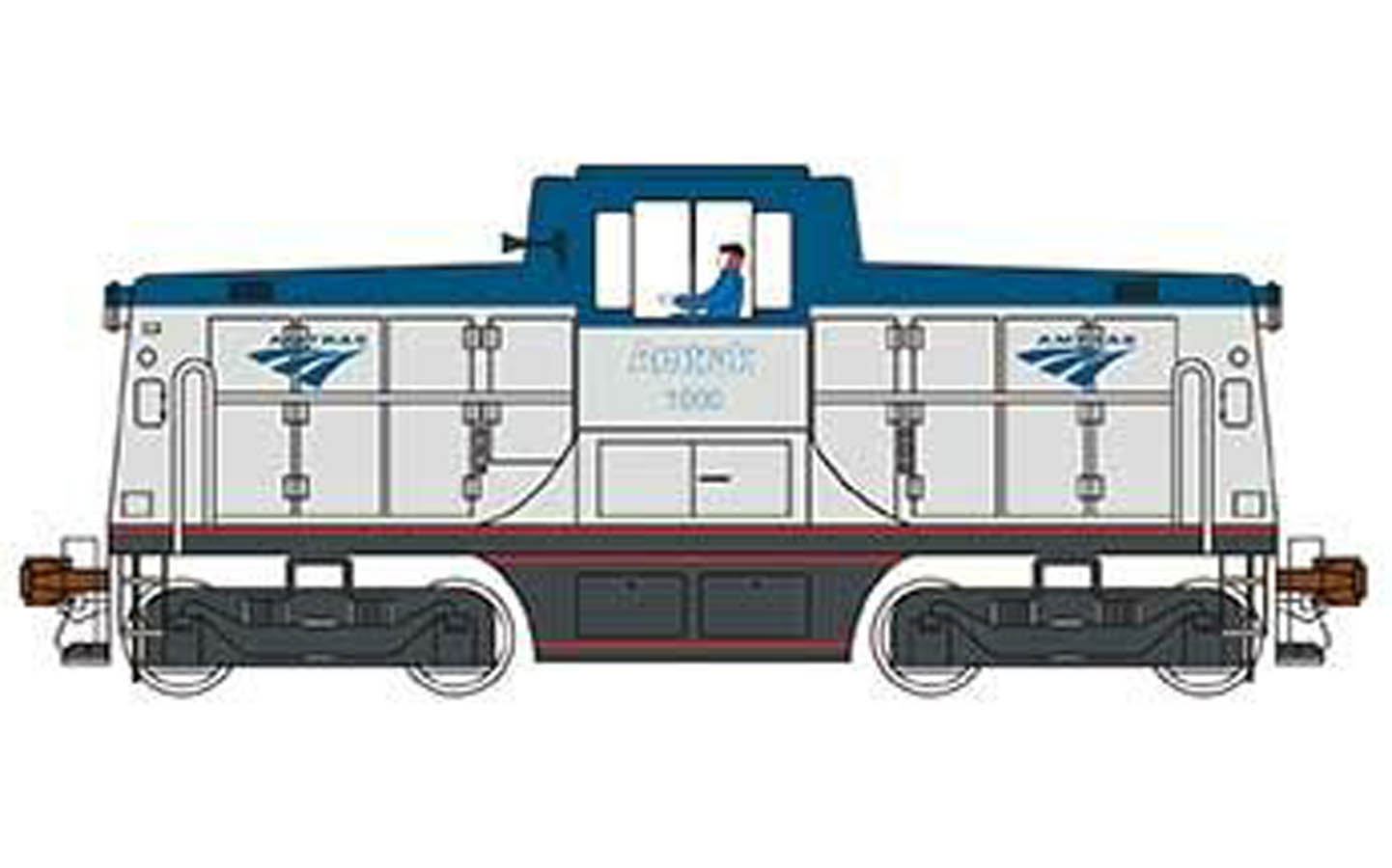 GE 44-ton Switcher - Amtrak #1000 - Bachmann Trains 68205 | kingshobby.com