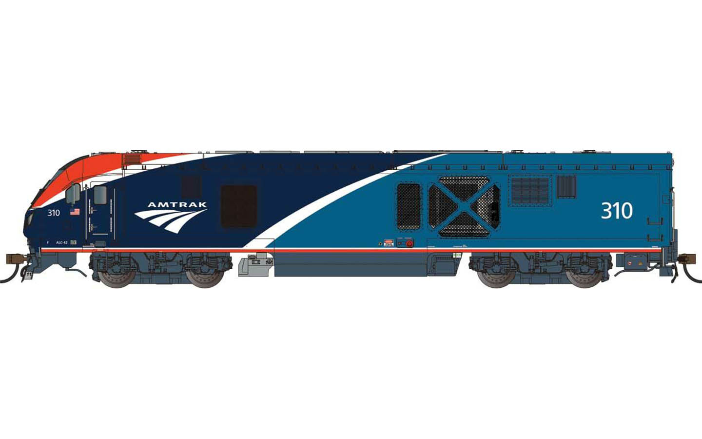 Siemens ALC-42 Diesel Locomotive - Amtrak #310 Phase VII - Bachmann Trains 68354 | kingshobby.com