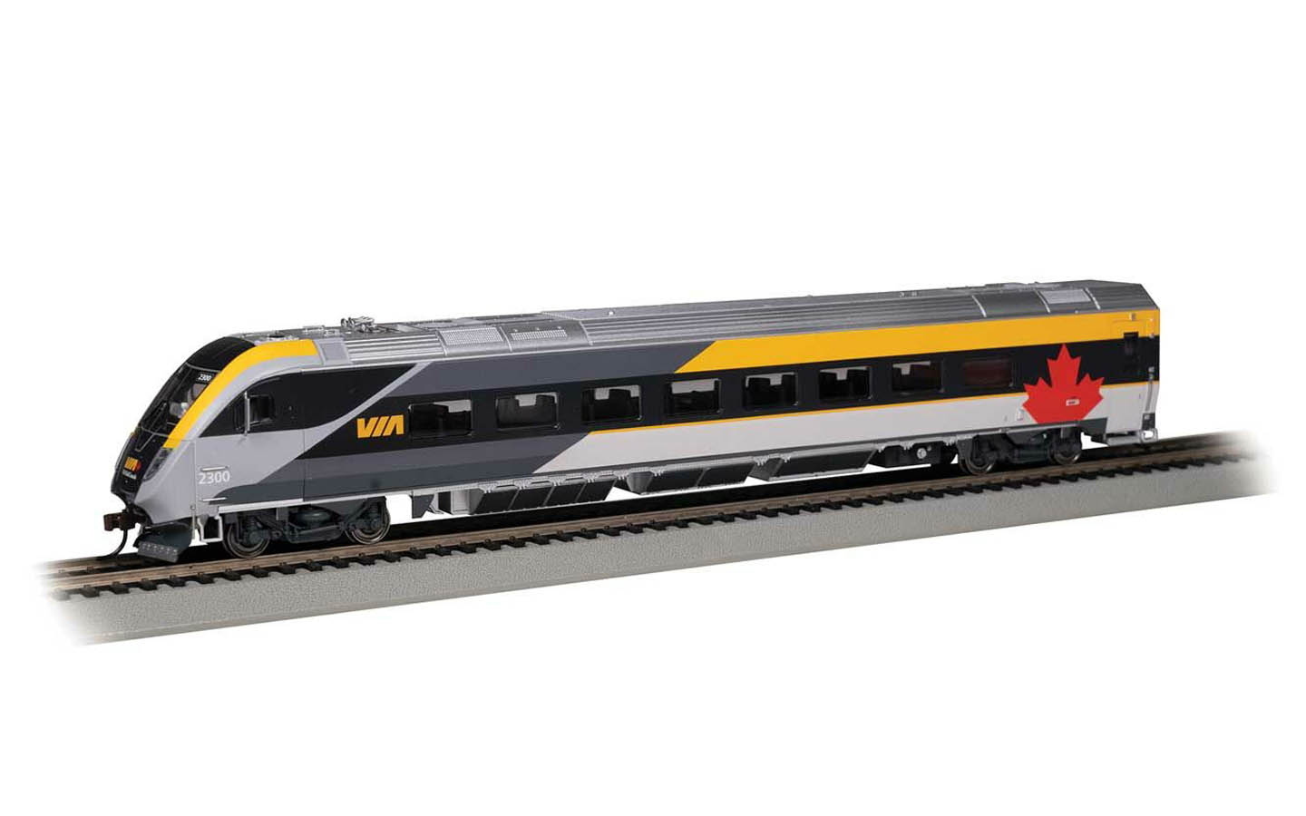 Siemens Venture Passenger Cars - Via Rail Canada Coach #2300 - Bachmann ...
