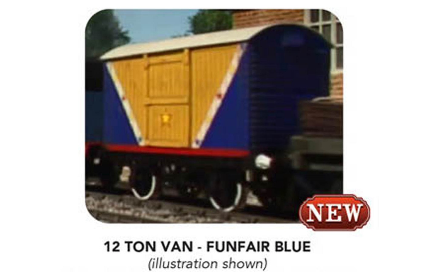12 Ton Van, Funfair Blue, Thomas & Friends - Bachmann Trains 77413 ...