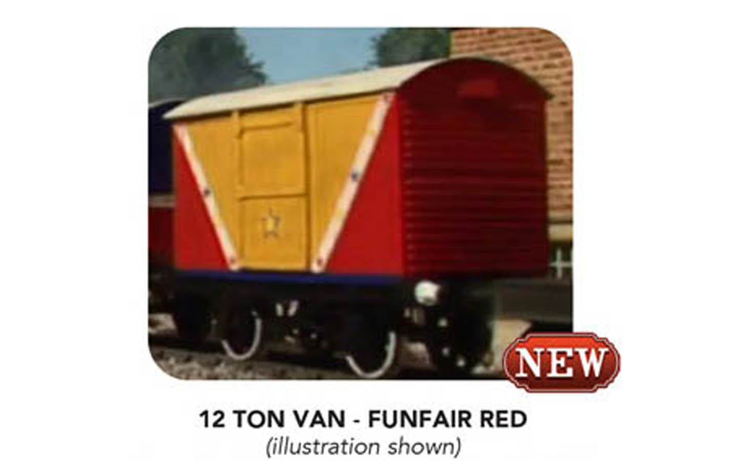 12 Ton Van, Funfair Red, Thomas & Friends - Bachmann Trains 77414 ...