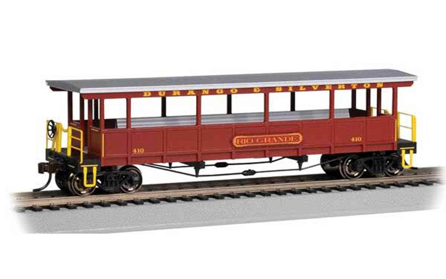 Excursion Car - Durango & Silverton #410 - Red - Bachmann Trains 17431 ...