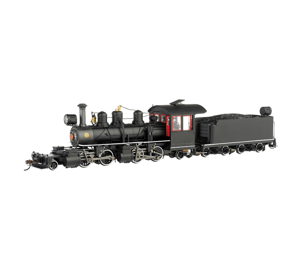 Black Wood Cab with White Stripes - Baldwin 2-4-4-2 - DCC - Bachmann ...