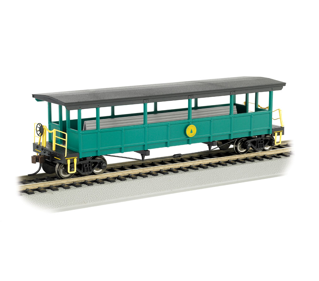 Cass Scenic Railroad - Open-Sided Excursion Car - HO Scale - Bachmann ...