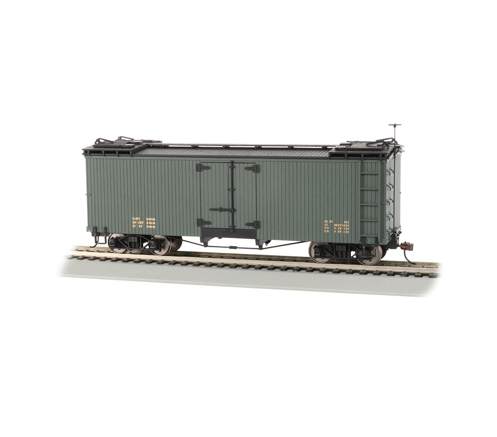 Green with Black Roof - Reefer - Data Only - Bachmann Trains 27498 ...