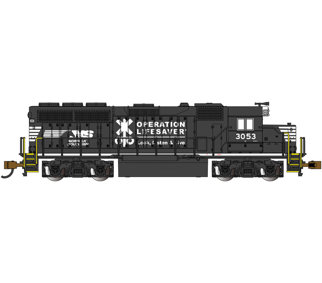 Norfolk Southern Operation Lifesaver No 3053 - GP40 - Bachmann Trains 63565 | kingshobby.com
