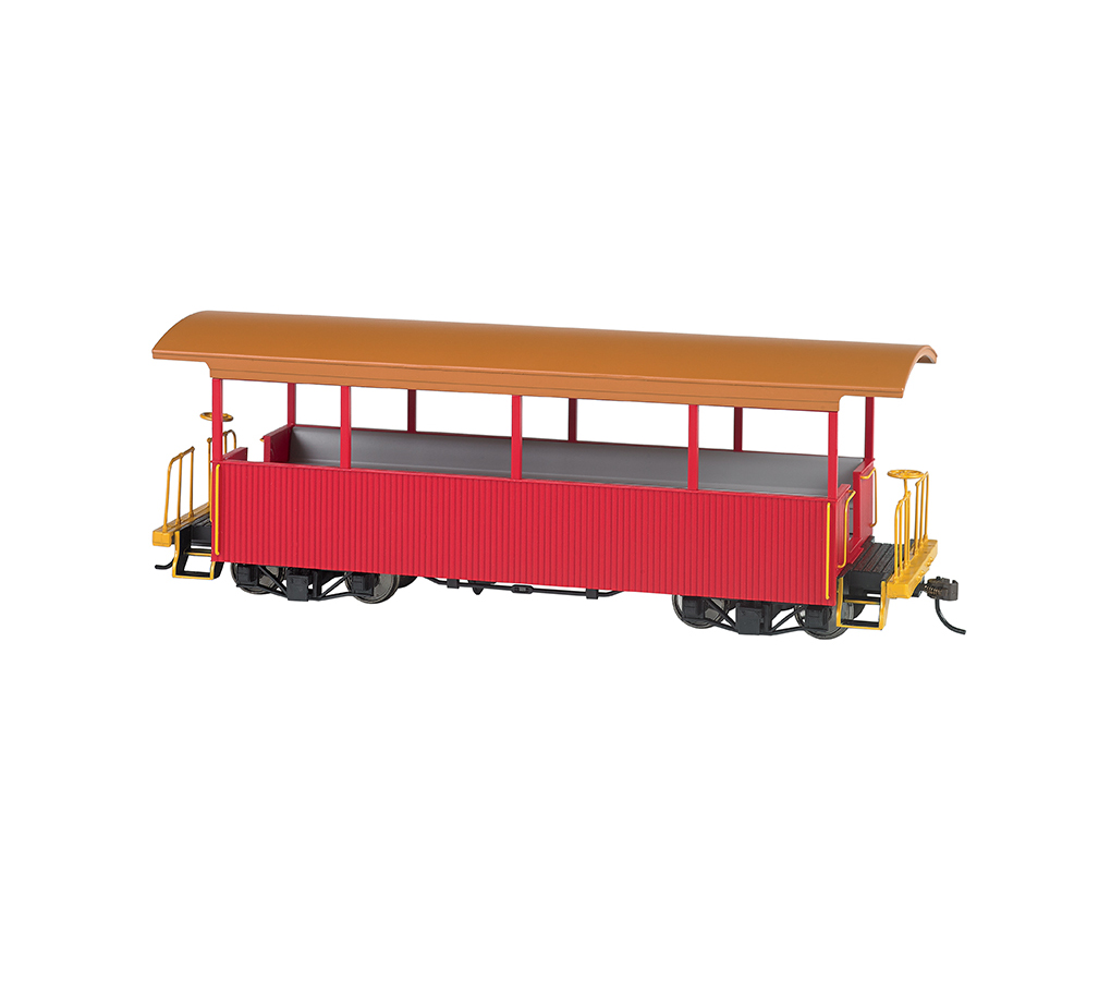 Red with Tan Roof - Excursion Car - Bachmann Trains 26002 | kingshobby.com