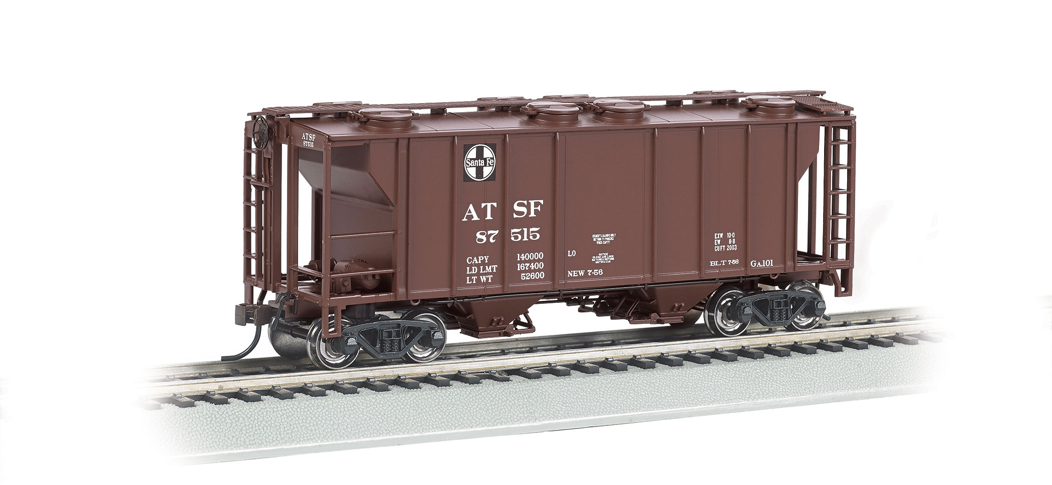 Santa Fe - PS-2 Covered Hopper - Bachmann Trains 73501 | kingshobby.com