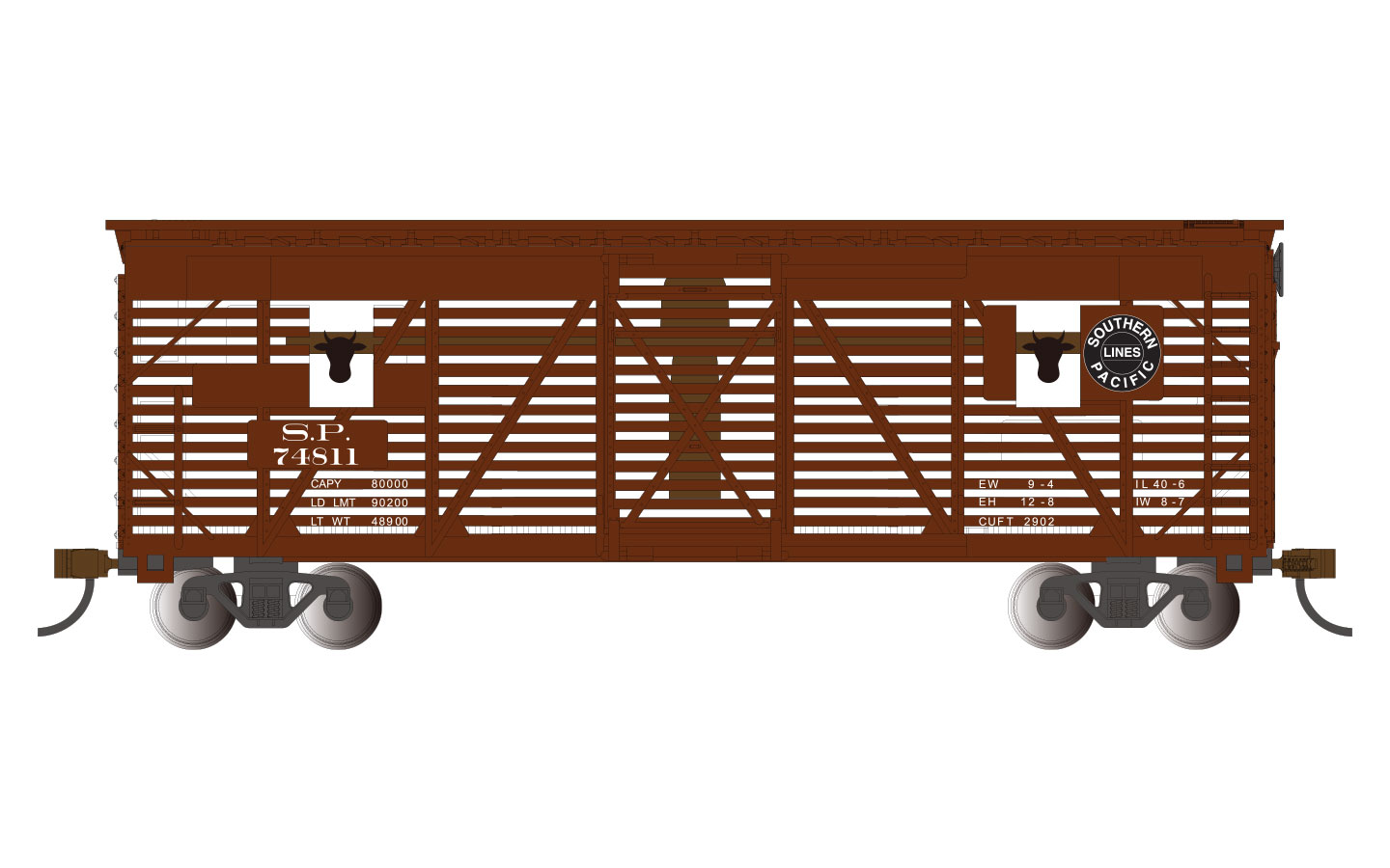 Bachmann Moving Cattle Car Bachmann Trains HO Scale Animated Stock Car ...