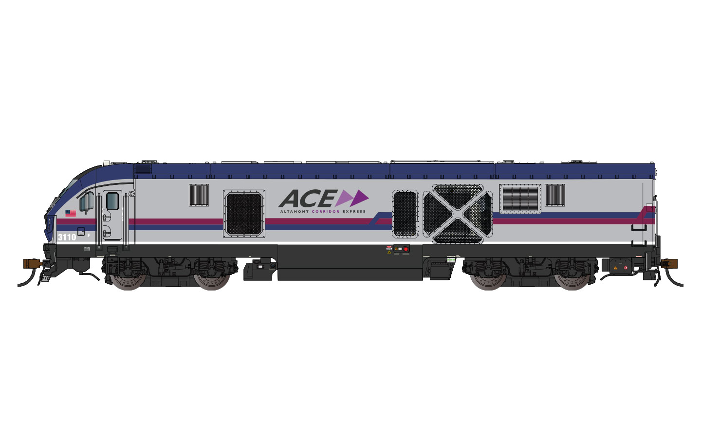 Altamont Corridor Express (ACE) #3110 SC-44 - Bachmann Trains 67906 ...