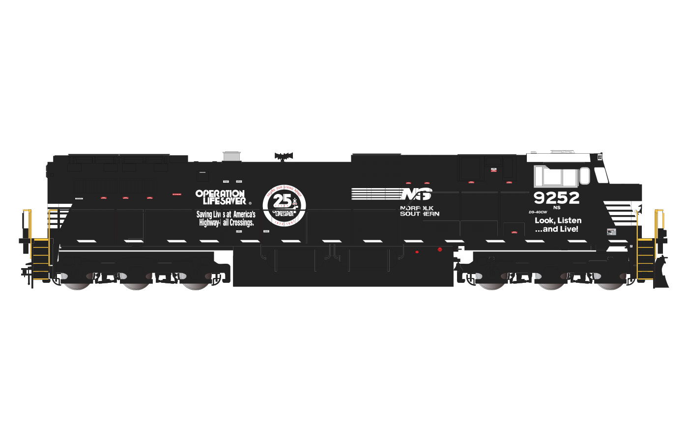 GE Dash 9-44CW - Norfolk Southern 9252 - Bachmann Trains 90908 | kingshobby.com