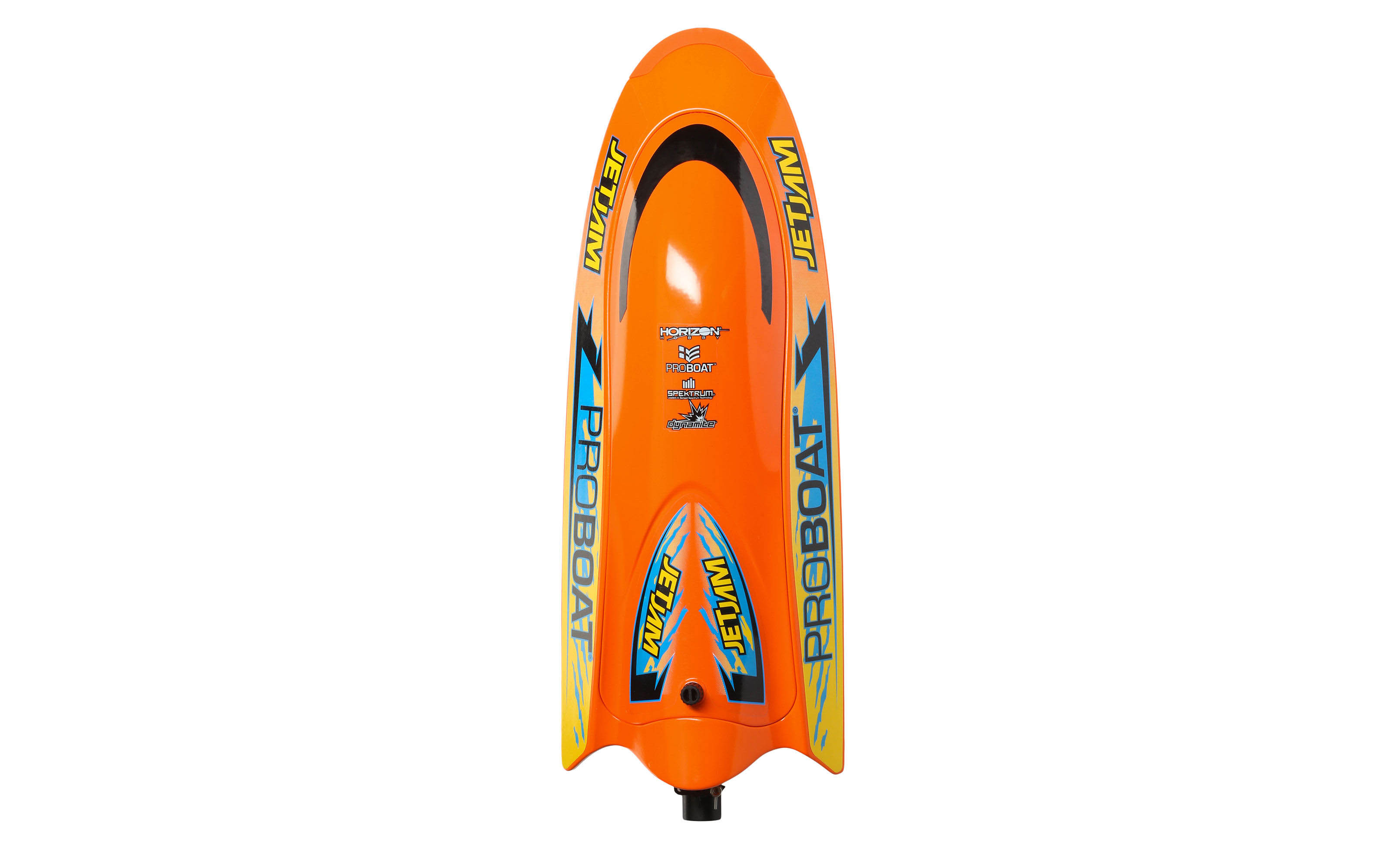 Jet Jam 12" Self-Righting Pool Racer Brushed RTR Orange - Pro Boat ...