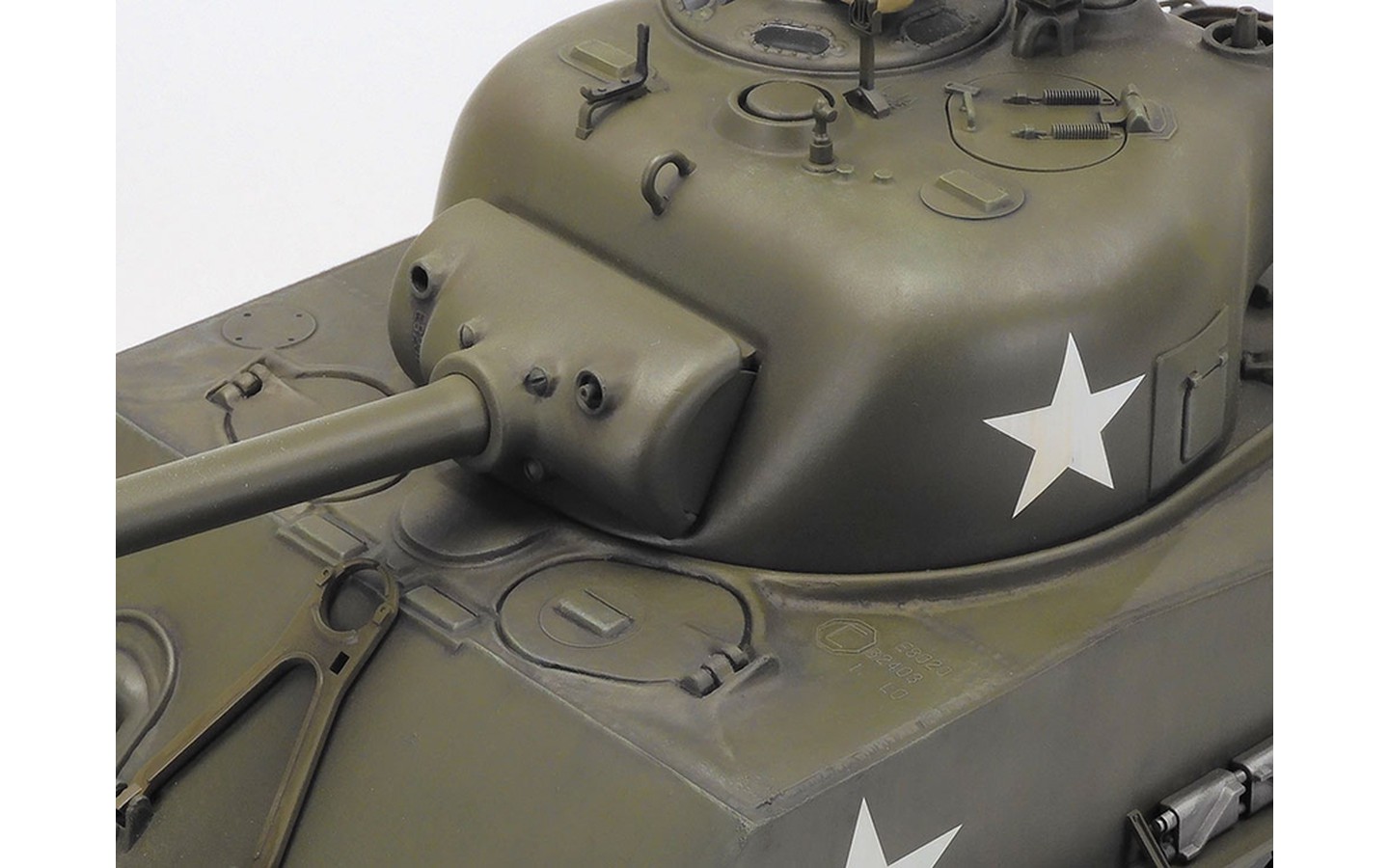 RC M4 Sherman 105Mm Howitzer Mechanical Steering System - Tamiya 56048 ...