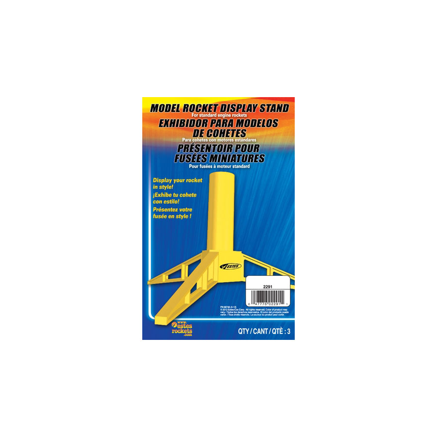 Model Rocket Display Stand - Standard Engine Size - Estes 002291 ...