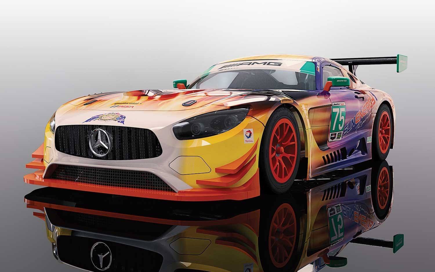 Mercedes AMG GT3 - Daytona 24 Hours 2017 - Scalextric C3941 ...