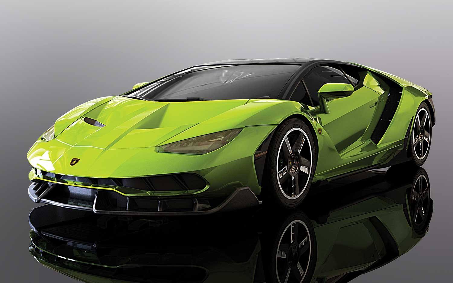 Lamborghini Centenario - Green - Scalextric C3957 | kingshobby.com