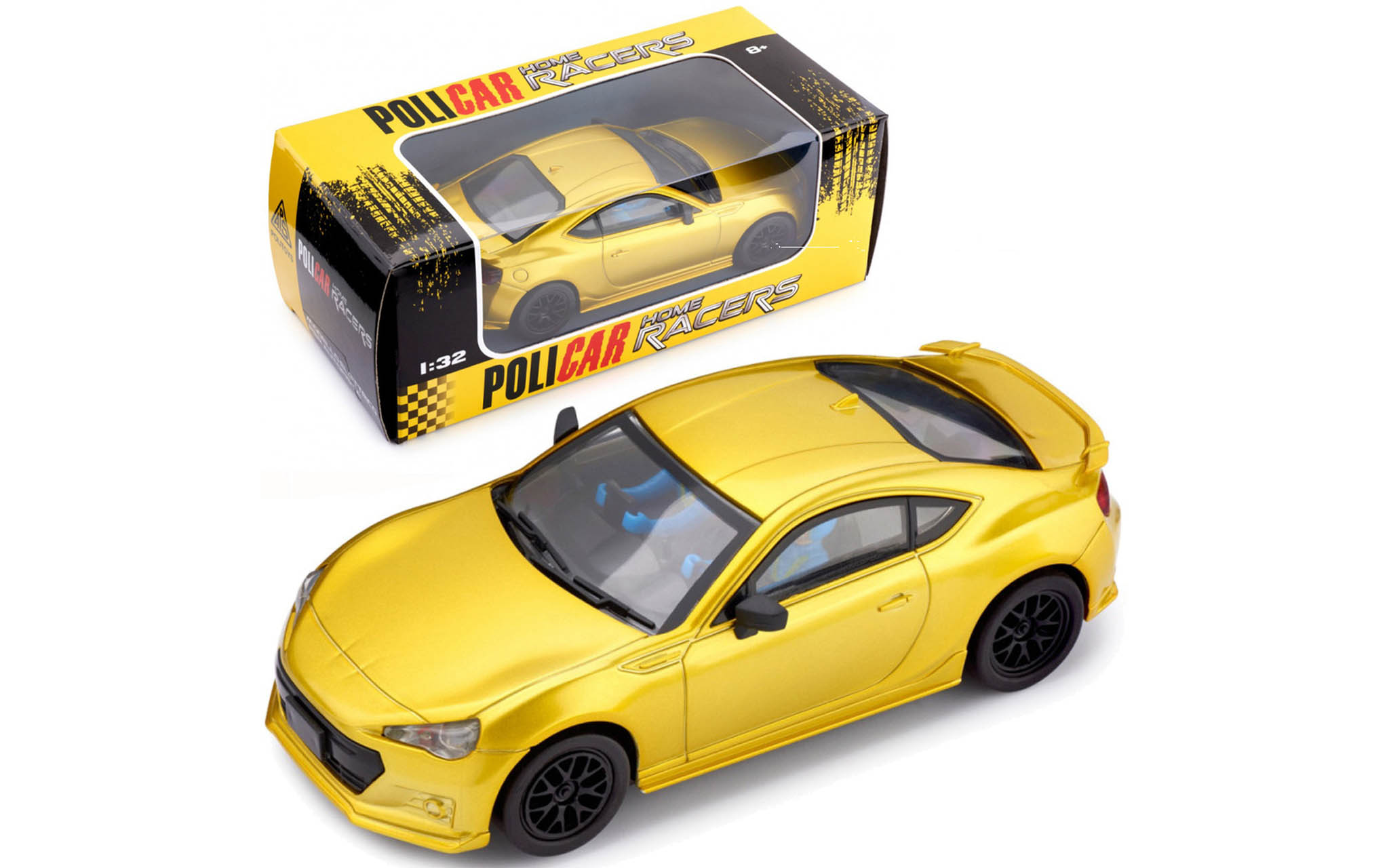 Subaru BRZ - Yellow - Policar CT01V | kingshobby.com