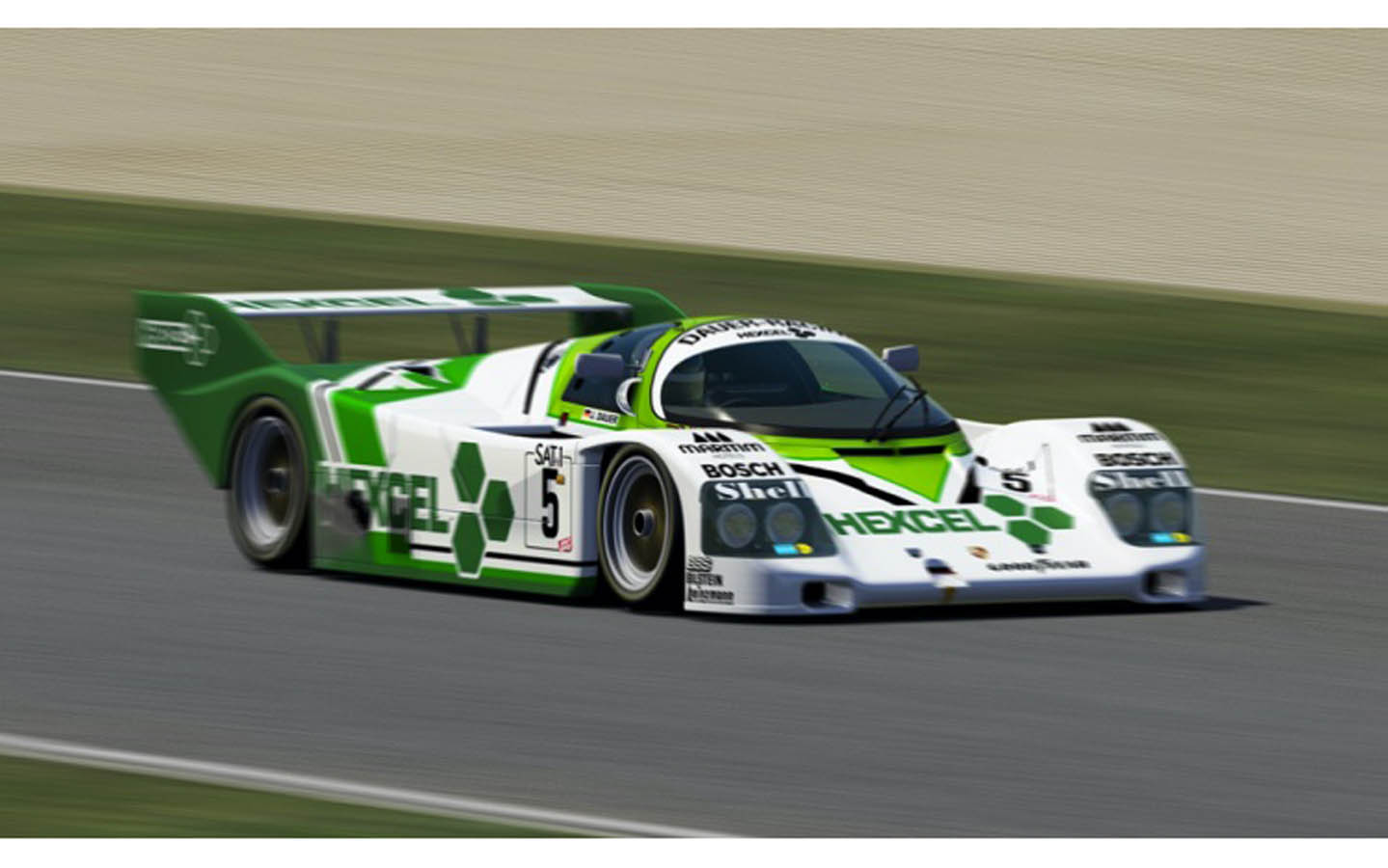 PORSCHE 962C KH - 1989 3rd Supercup Nurburgring - #5 Jochen Dauer ...
