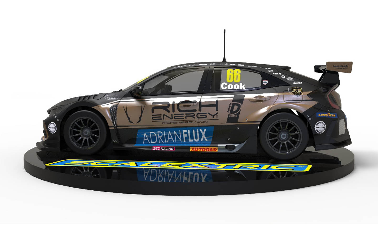 Honda Civic FK8 Type R - BTCC 2022 - BTC Racing Josh Cook - Scalextric ...