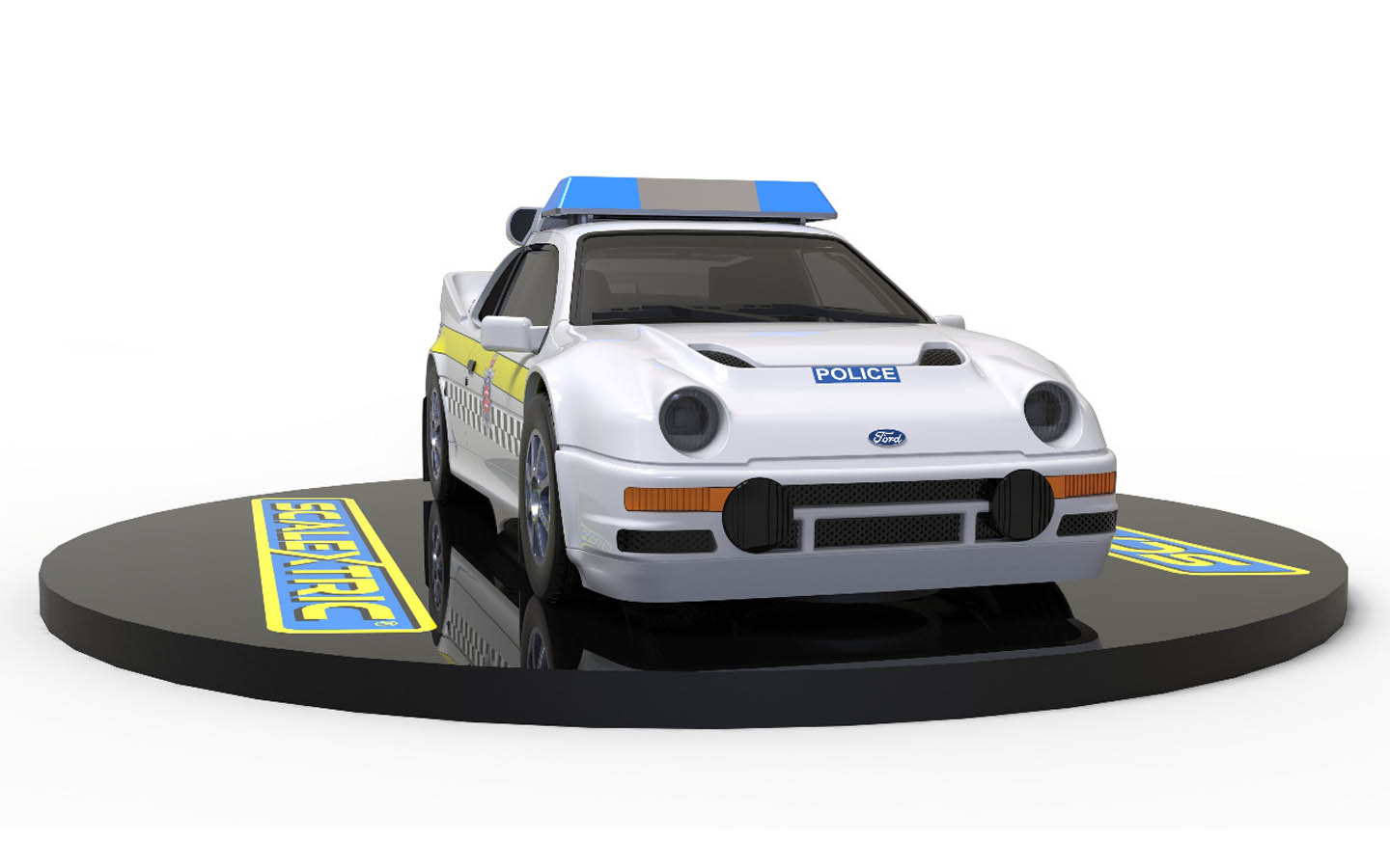 Ford RS200 - Police Edition - Scalextric C4341 | kingshobby.com