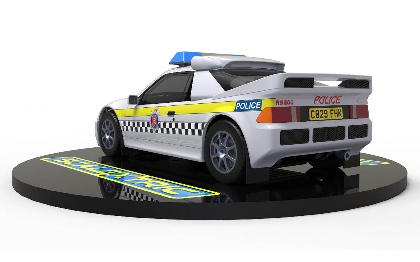 Ford RS200 - Police Edition - Scalextric C4341 | kingshobby.com