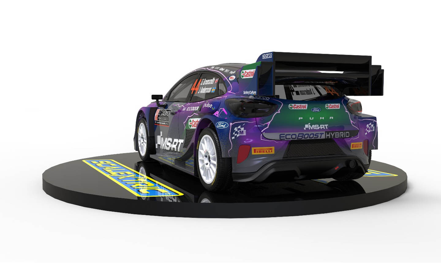 Ford Puma WRC - Gus Greensmith - Scalextric C4449 | kingshobby.com