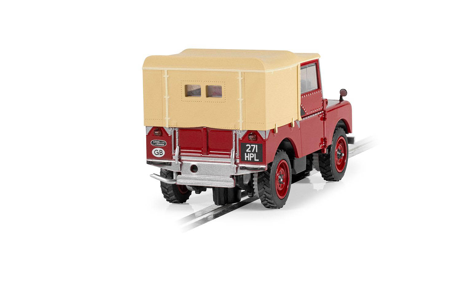 Land Rover Series 1 - Poppy Red - Scalextric C4493 | kingshobby.com
