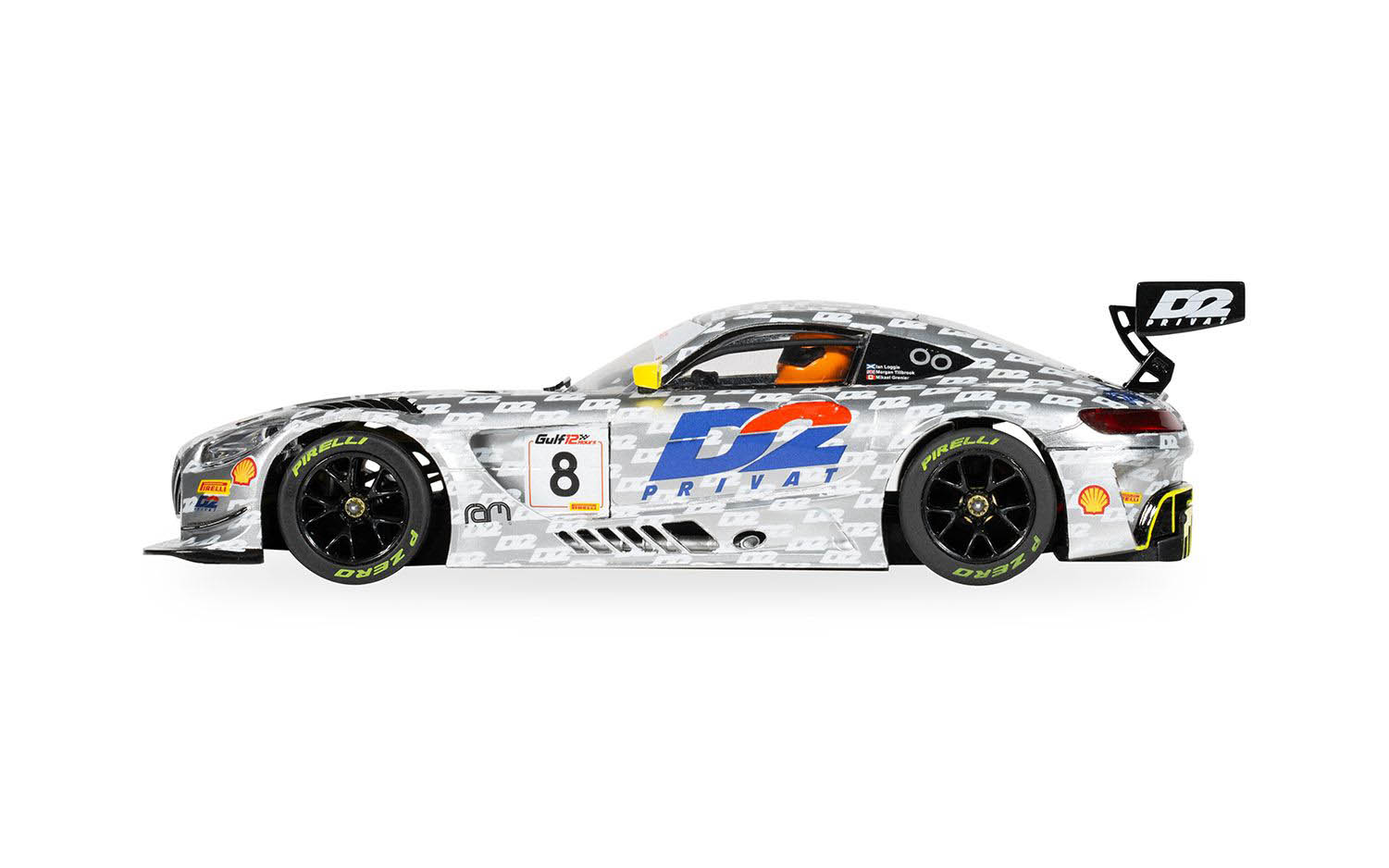 Mercedes AMG GT3 - RAM Racing - D2 - Scalextric C4496 | kingshobby.com