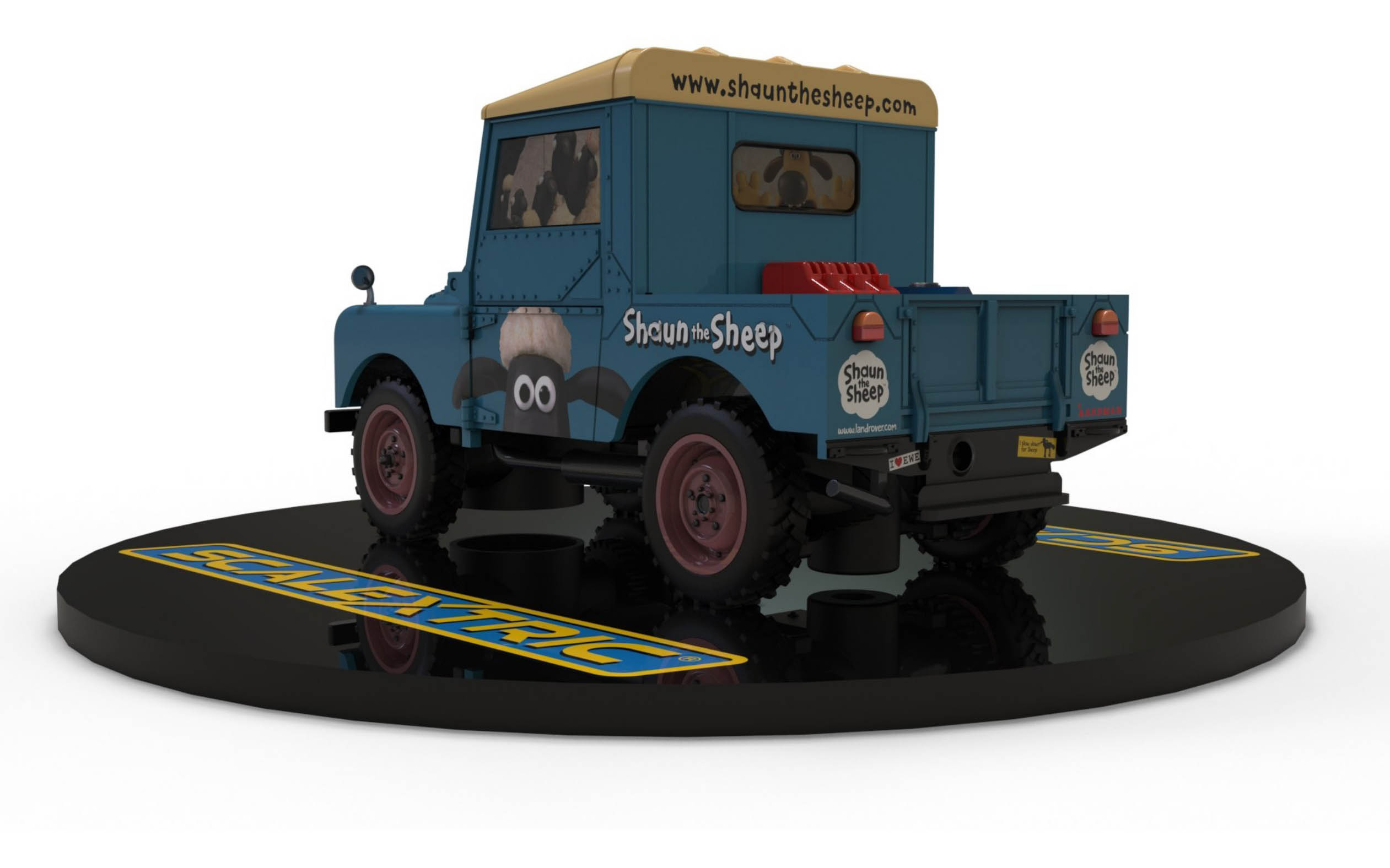 Land Rover Series 1, Shaun The Sheep - Scalextric C4543 | kingshobby.com