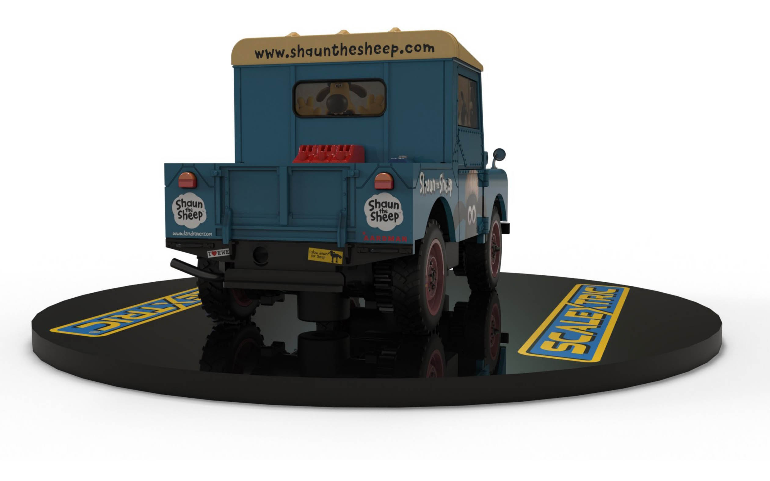 Land Rover Series 1, Shaun The Sheep - Scalextric C4543 | kingshobby.com
