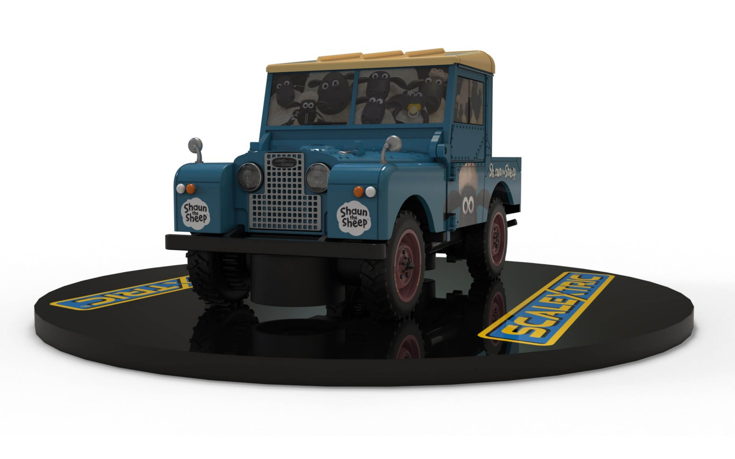 Land Rover Series 1, Shaun The Sheep - Scalextric C4543 | kingshobby.com