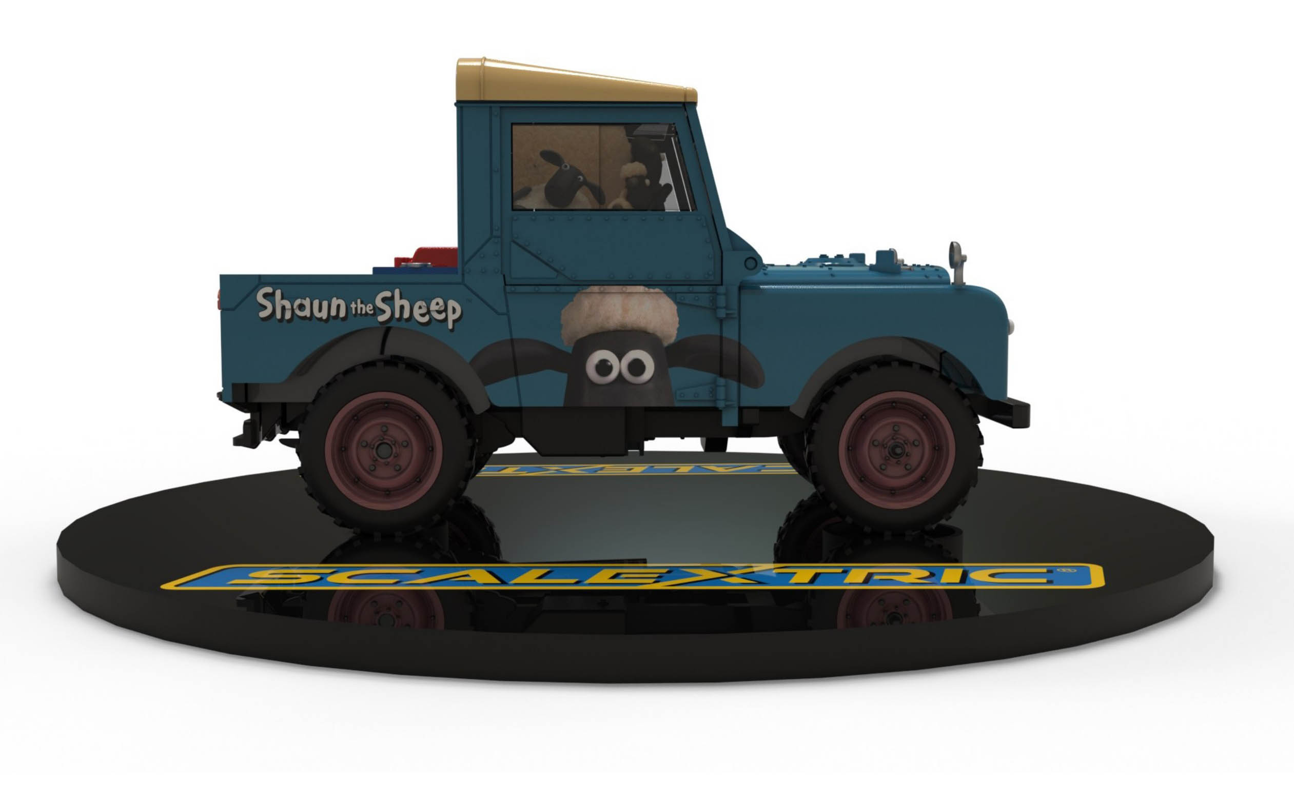 Land Rover Series 1, Shaun The Sheep - Scalextric C4543 | kingshobby.com