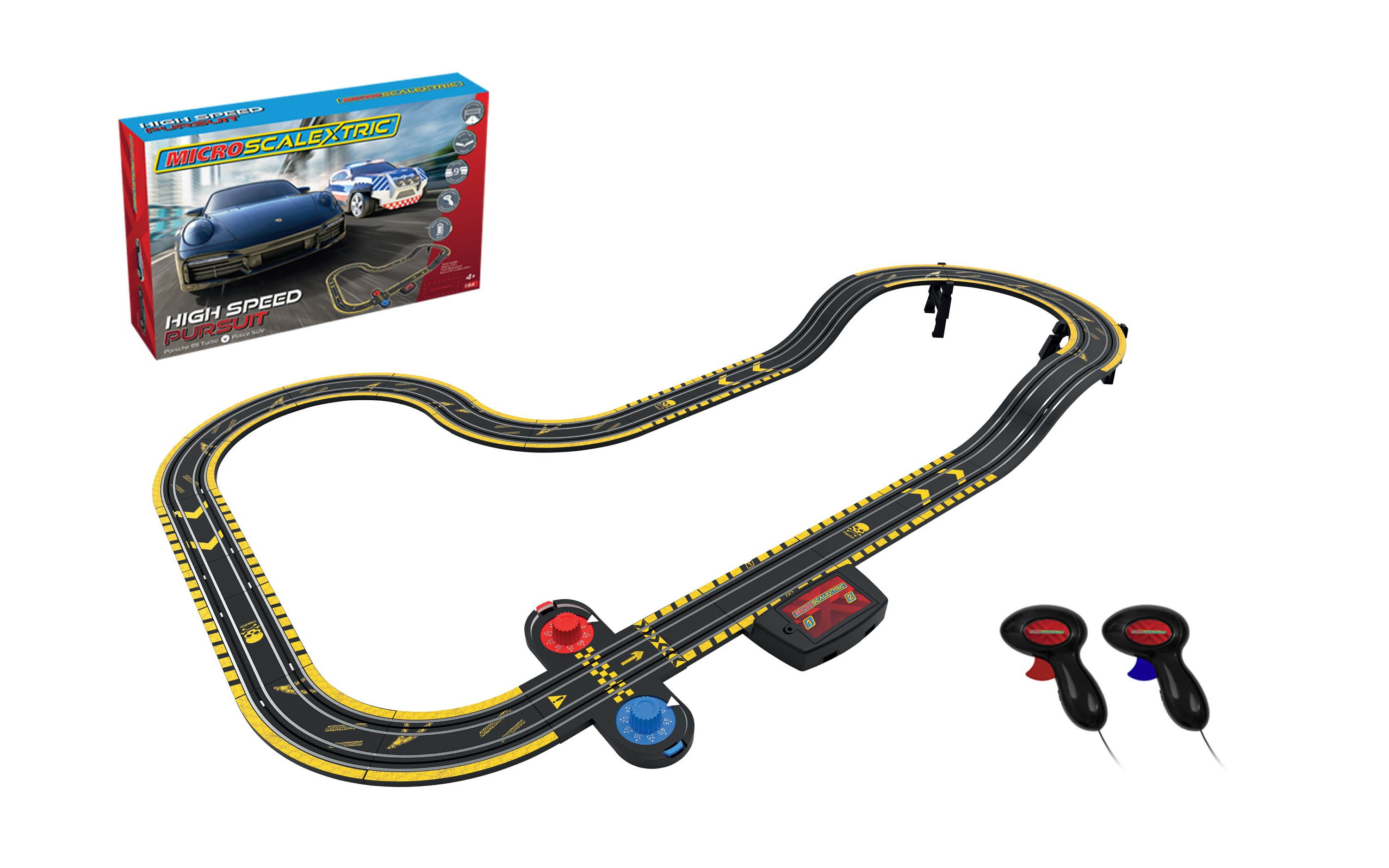 Micro Scalextric High Speed Pursuit Battery Powered, Web Exclusive ...