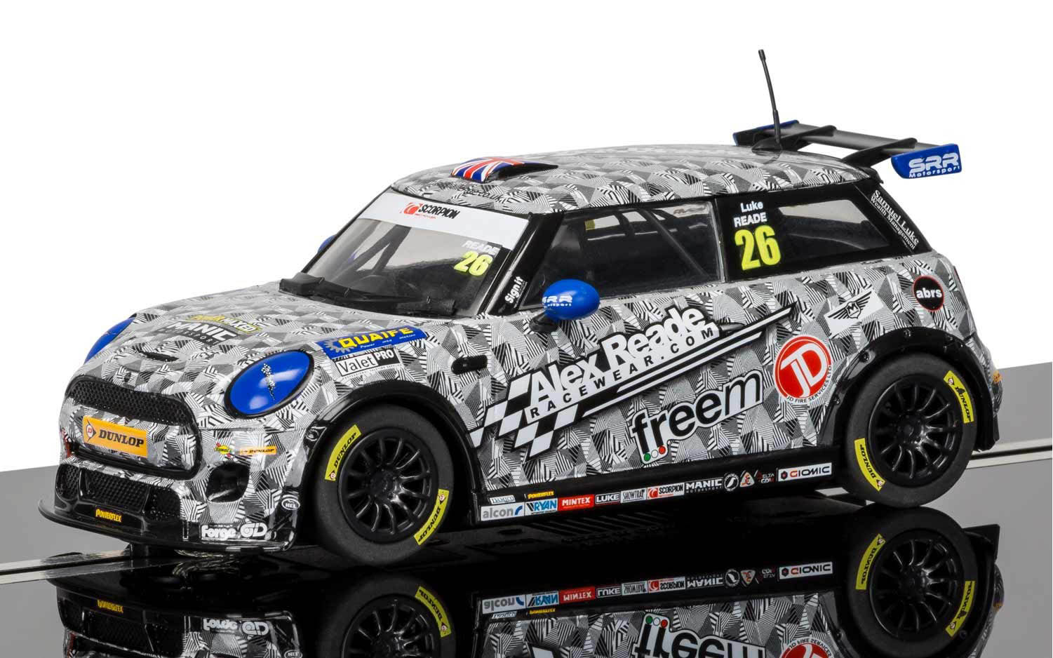 BMW Mini Cooper F56, Mini Challenge 2016 - Luke Reade - Scalextric ...