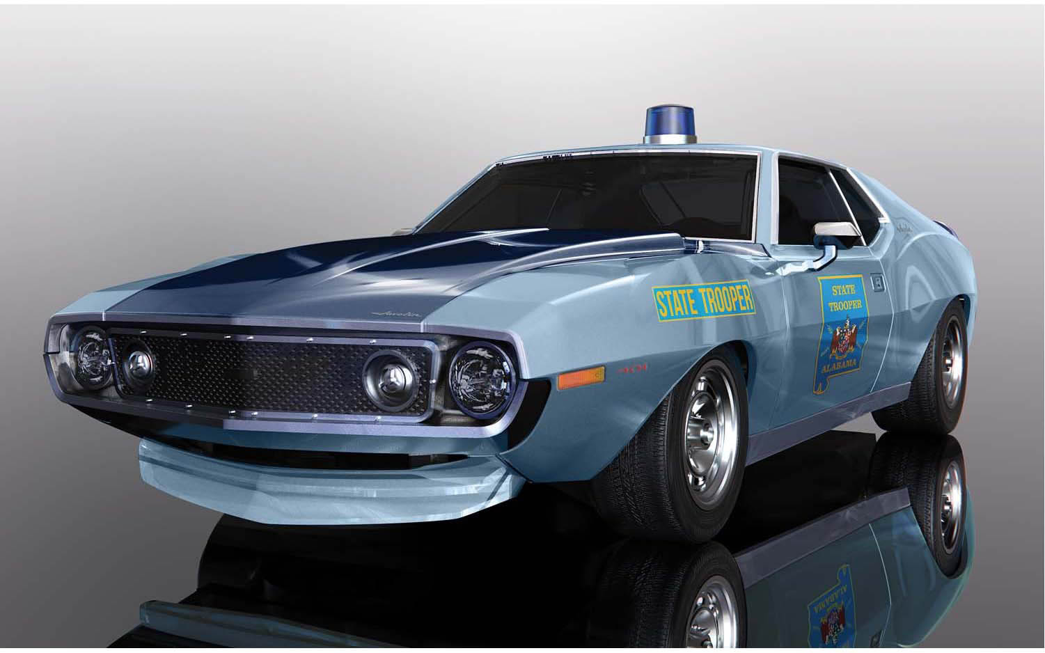 AMC Javelin Alabama State Trooper - Scalextric C4058 | kingshobby.com