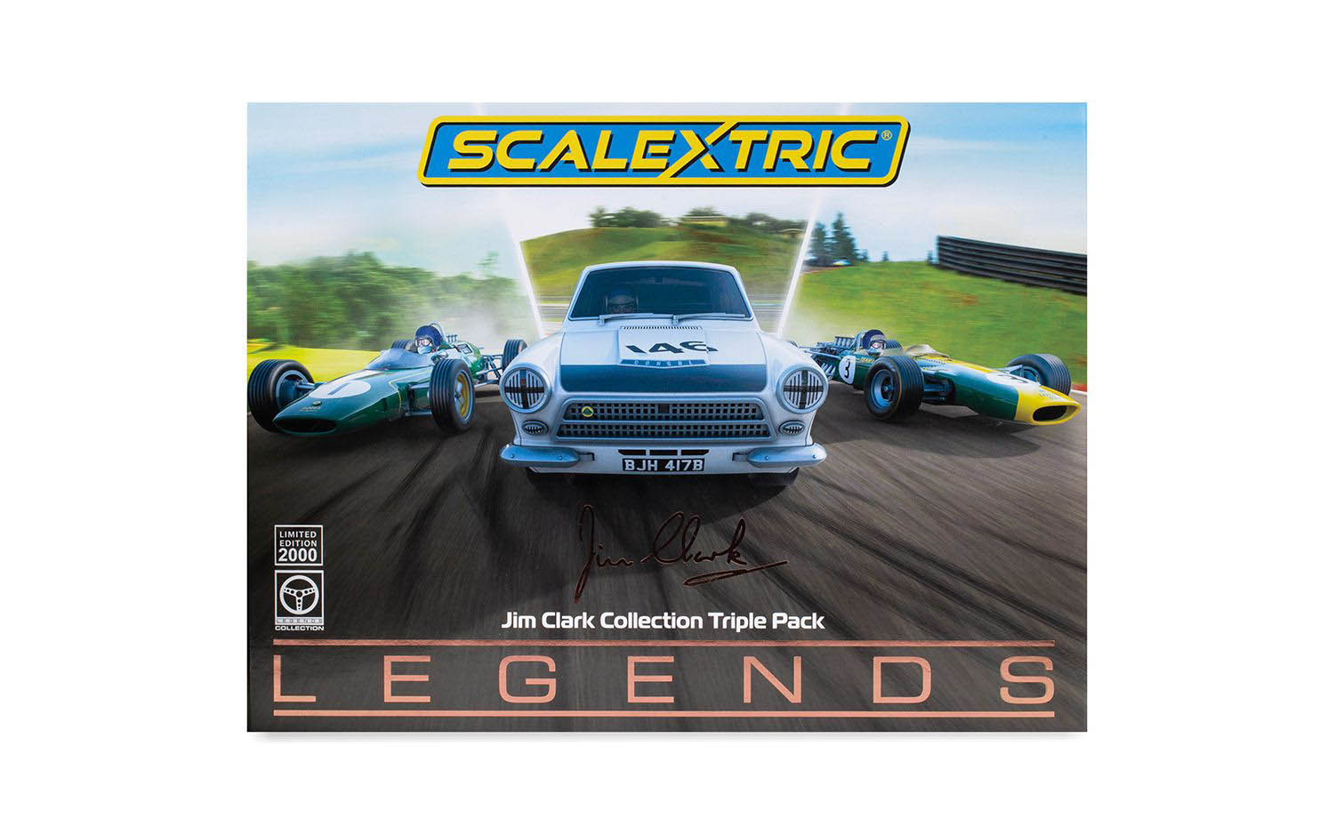 The Legend of Jim Clark Triple Pack - Scalextric C4395A | kingshobby.com
