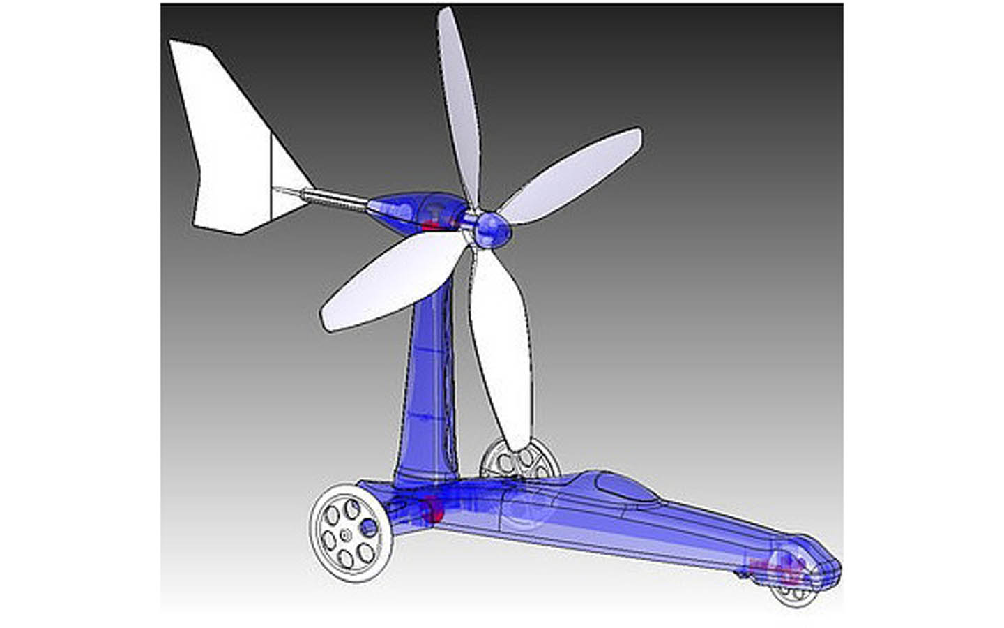 Wind Powered Car, Educational Kit - Academy 18140 | kingshobby.com