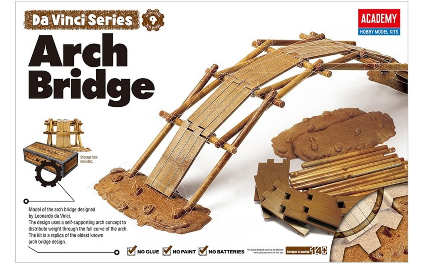 Arch Bridge, Da Vinci Series - Academy 18153 | kingshobby.com