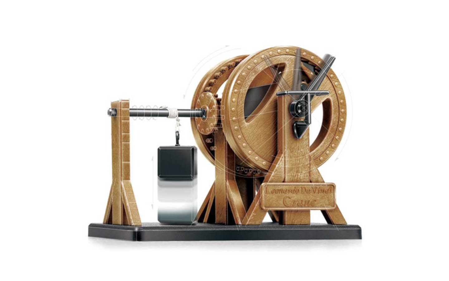 Leverage Crane, Da Vinci Series - Academy 18175 | kingshobby.com