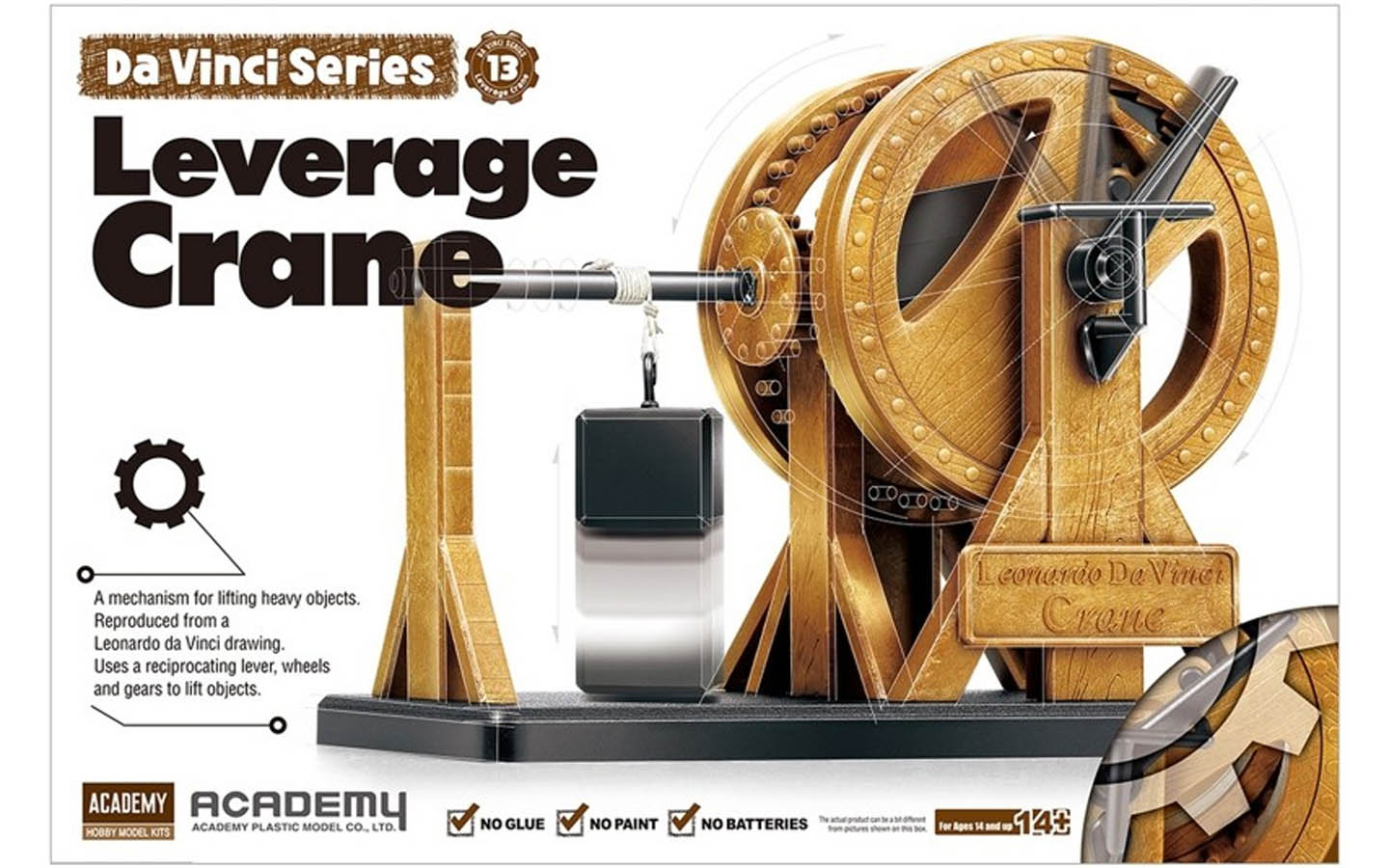 Leverage Crane, Da Vinci Series - Academy 18175 | kingshobby.com