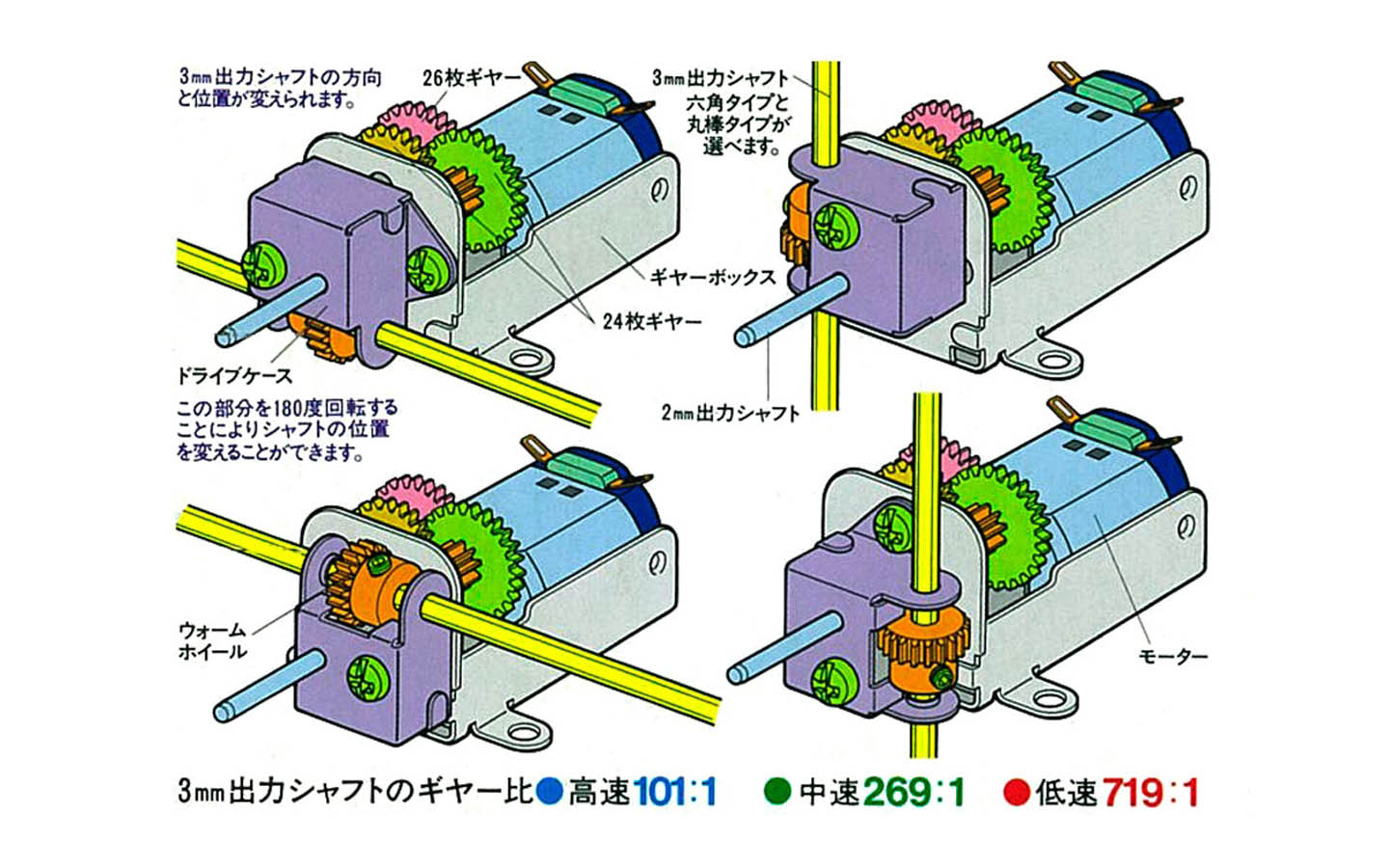 Universal Gearbox - Tamiya 70103 | kingshobby.com
