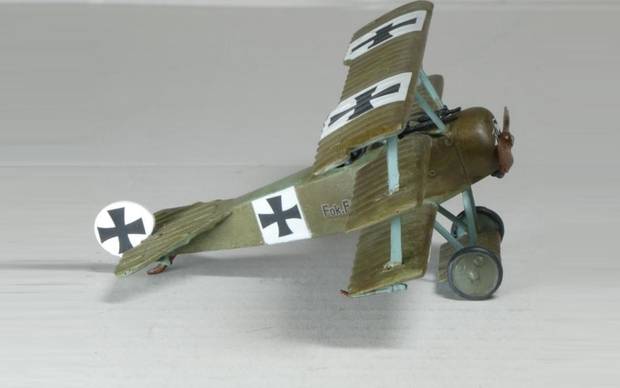 Fokker F.I Triplane, Luftstreitkrafte Jasta 10, Lt. Werner Voss, 1917 ...