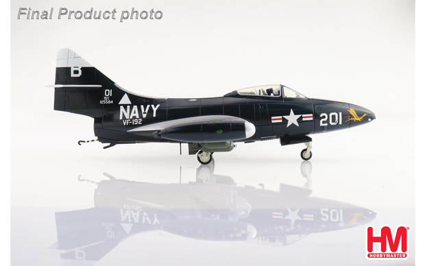 Grumman F9F-5 Panther 201/125584, VF-192 Golden Dragon, USS Oriskany ...