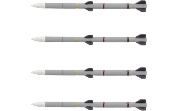 AIM-120C (4 pcs) - Hobby Master HW1007 | kingshobby.com