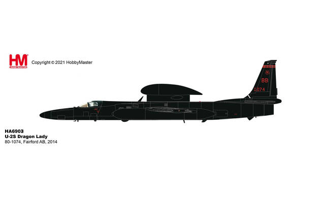 U-2S Dragon Lady 80-1074, Fairford AB, 2014 - Hobby Master HA6903 ...
