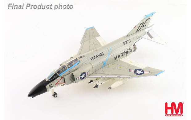 F-4B Phantom II 158378, VMFA-122, DA Nang Air Base, 1968 with 3 x SUU ...