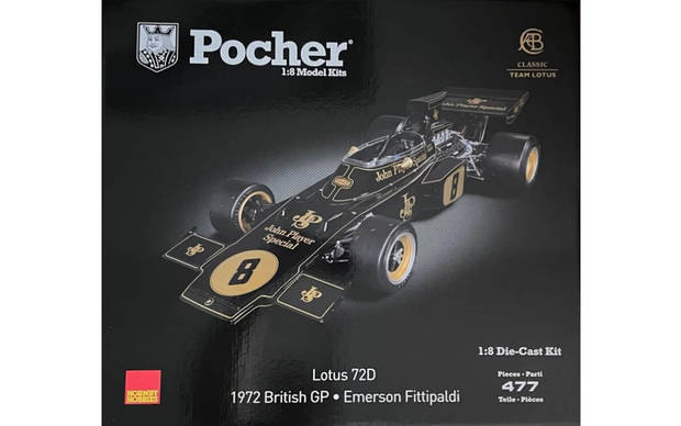 Lotus 72D, 1972 British GP, Emerson Fittipaldi - Pocher HK114 ...